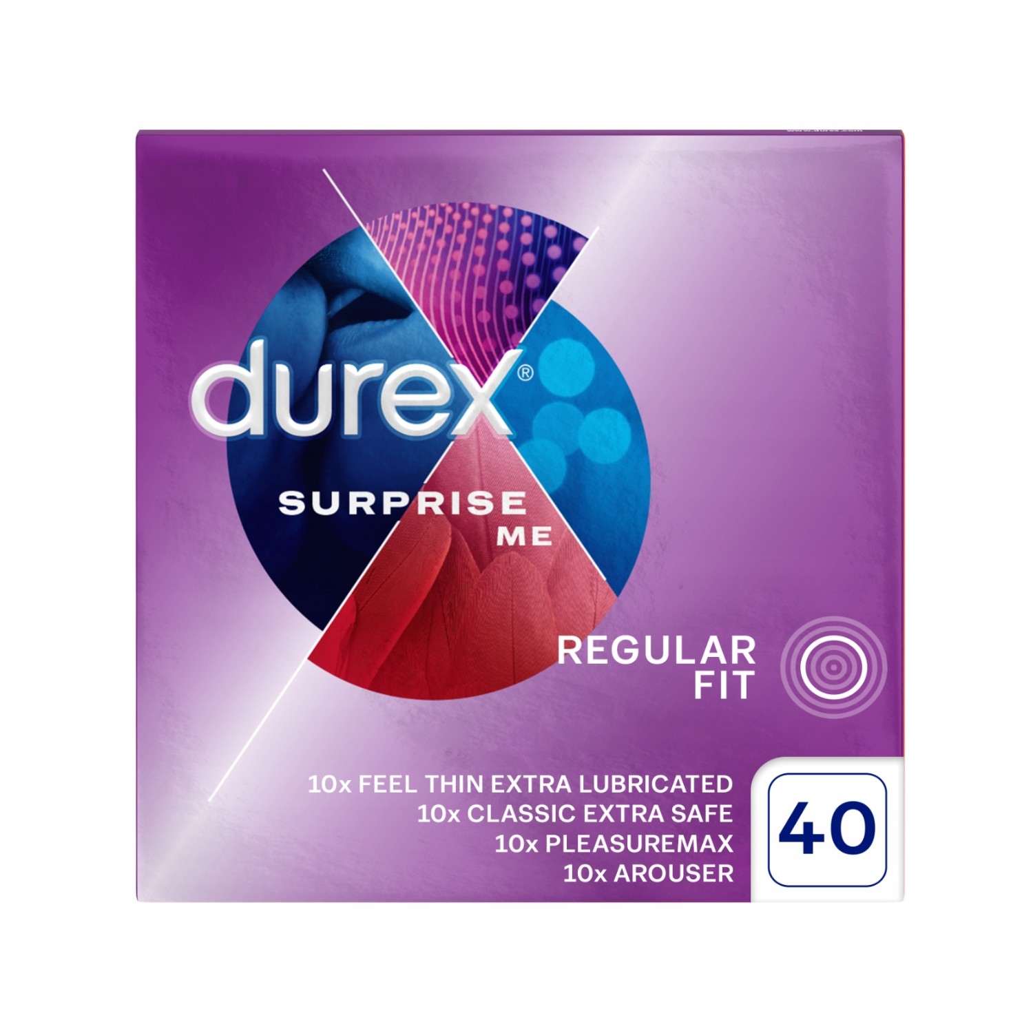 Durex Surprise Me 40 stuks | Postcondooms.nl